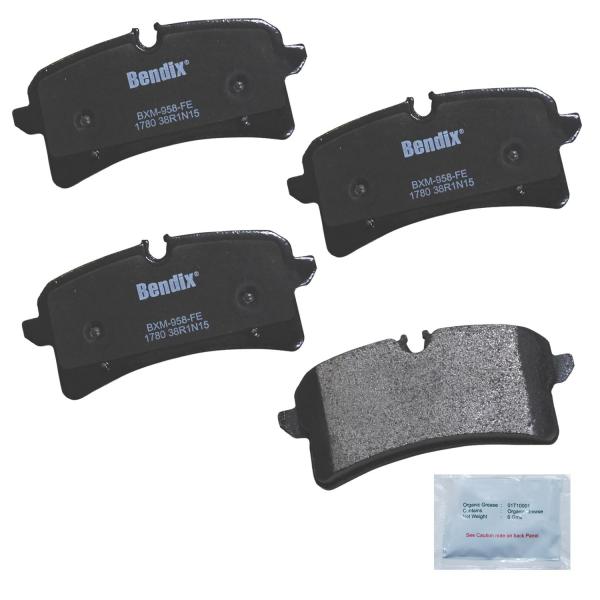 商品名: Bendix CFM1780 プレミアムコッパーフリー セミメタリック ブレーキパッド (リア) Bendix Priority1 CFM1780 Semi-Metallic Rear Brake Pads for Porsche...