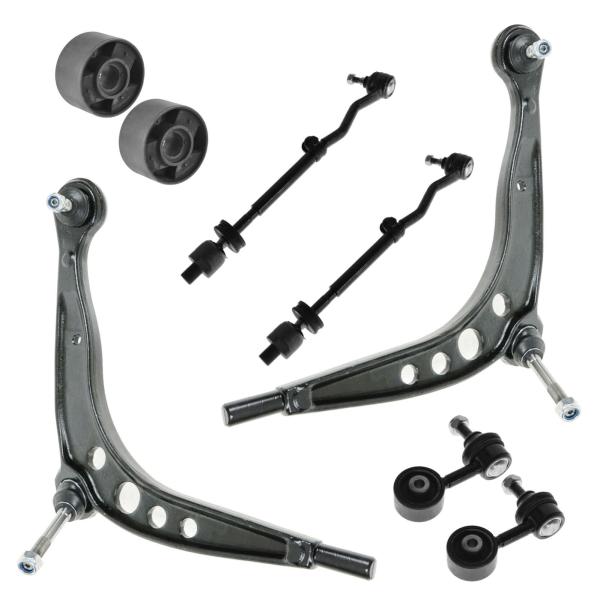 商品名: 下部コントロールアーム ボールジョイント インナーアウタータイロッド スウェイバーエンド BMW E30用 TRQ Front Steering &amp; Suspension Kit Control Arm Bushing C...