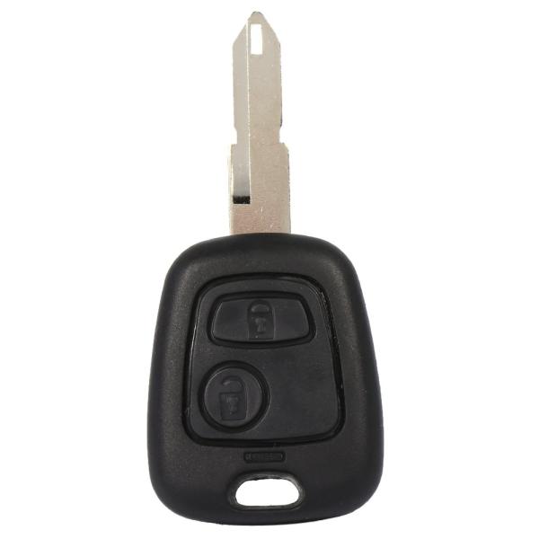 商品名:  Qiilu 2 Buttons Uncut Blank Blade Remote Auto Car Key Fob Shell Case Replacement for Peugeot 206ブランド: Qiilu高さ: 7.0...