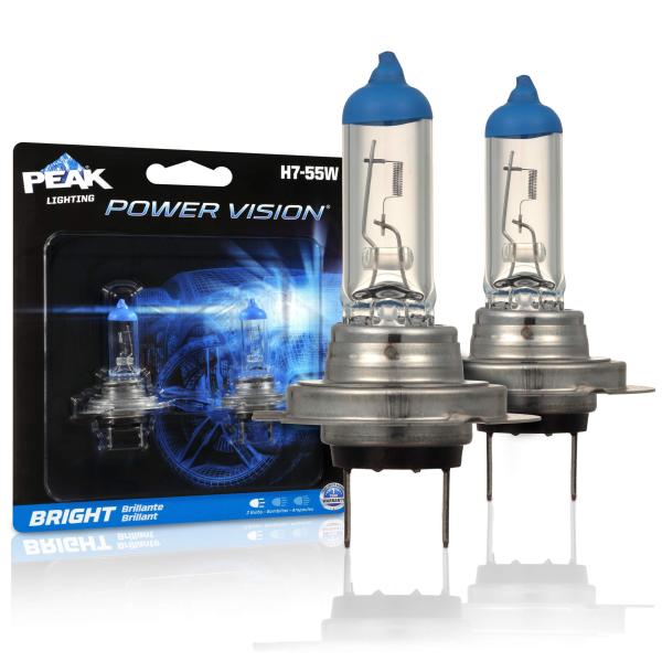 商品名: PEAK パワービジョン 自動車用高性能H7 55W ヘッドライト (2パック) PEAK Power Vision Automotive High Performance H7 55W Headlights (2 Pack)ブラ...