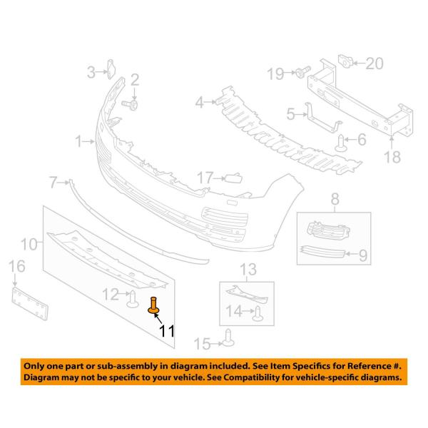 商品名:  Land Rover Genuine Front Towing Eye Cover Clip Range Rover Sport 10-13 14 ON LR4 Discovery 17 ON Range Rover 10-12...