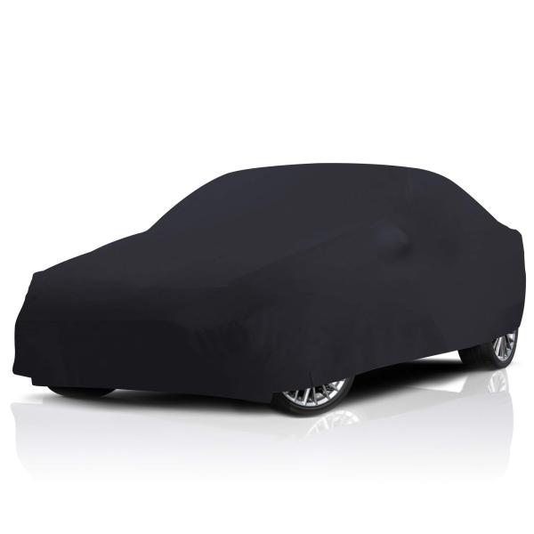 商品名: ストレッチインドアブラックサテンフルカーカバー プリマスCuda 1970 1971ハードトップ用 DaShield SoftTec Indoor Satin Car Cover for Plymouth Cuda 1970 19...