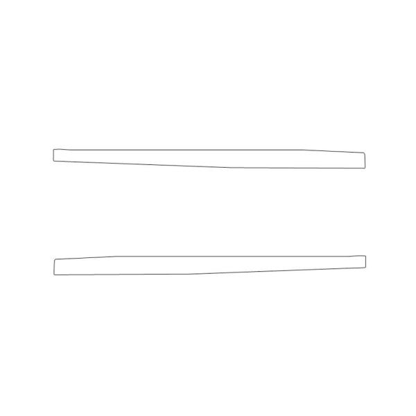 商品名:  TRUE LINE Automotive Precut Door Rocker Guard Paint Protection Film Kit for Porsche Panamera Turbo S Executive 201...