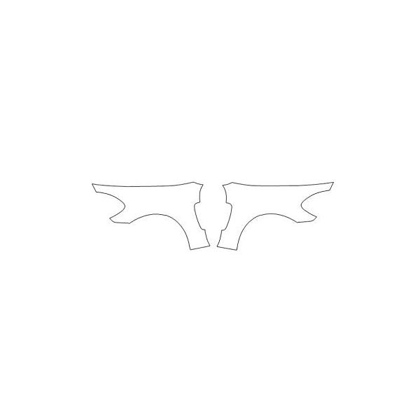 商品名:  TRUE LINE Automotive Precut Paint Protection Full Front Fender Coverage Clear Bra Film Kit for Porsche Panamera 4 ...