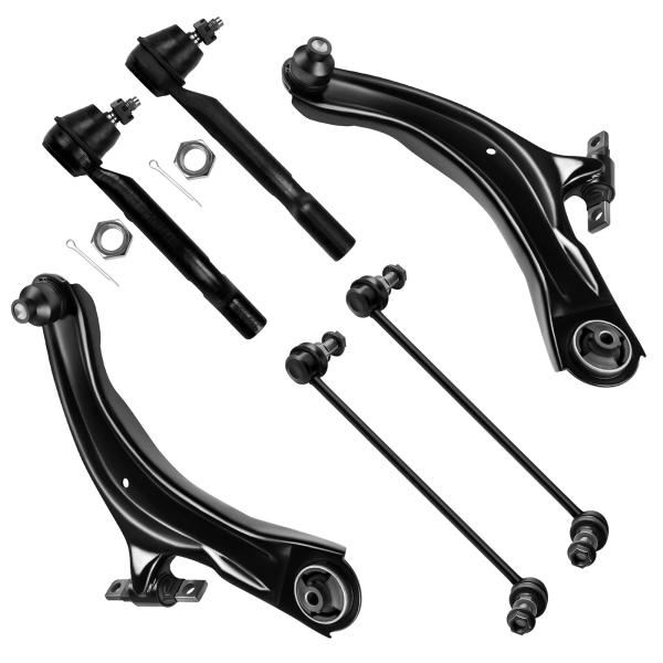 商品名:  SCITOO 6pcs Front Suspension Kit Lower Control Arm and Ball Joint Sway Bar Links Outer Tie Rod Ends Fit For 2008-2...