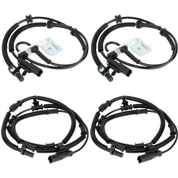 商品名: OCPTY ABSセンサー 左右フロント+左右後輪速度センサー ALS2381 ALS2382 2012-2016年式 クライスラータウン&amp;カントリー用 4個パック OCPTY ABS Sensor,Left Right ...