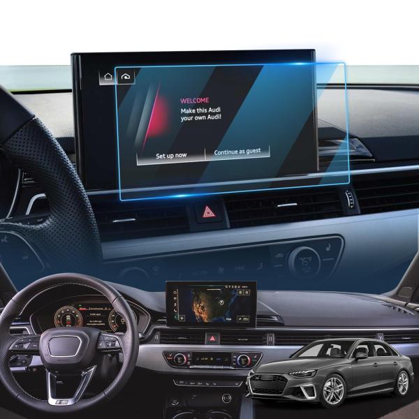 商品名: LFOTPP 車インフォテインメントディスプレイセンタータッチスクリーン保護フィルム 2020+ A4 A5 MIB 3 10.3インチ用 カーナビスクリーンプロテクター強化ガラス 硬度9H 傷防止 (10.3インチ) LFOTP...