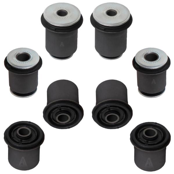 商品名:  Complete Front Upper &amp; Lower Control Arm Bushing Kit 8 Pcs Left &amp; Right Side for 4Runner 2003-2009, FJ CRU...