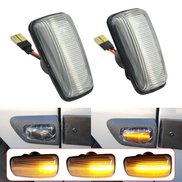 商品名:  Malcayang Dynamic?Sequential LED Side Maker Turn Signal Light Compatible with Peugeot 106 II 306 406 806 Expert Pa...