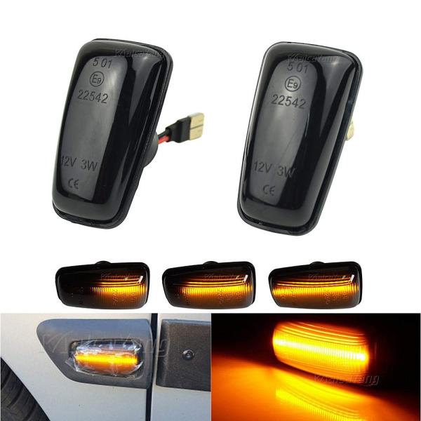 商品名:  Malcayang Dynamic Sequential LED Side Maker Turn Signal Light Compatible with Peugeot 106 II 306 406 806 Expert Pa...