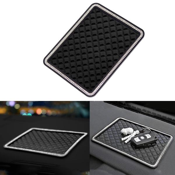 商品名: Xotic Tech 厚手 スーパースティック 滑り止め 車用ダッシュボードマット 電話 サングラス コインホルダーなど用 Xotic Tech 1pc Bling Crystal Black Anti-Slip Thick Ca...