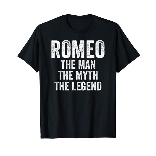 商品名:  Mens Romeo The Man The Myth The Legend Shirt First Name Romeo T-Shirtブランド: Name Romeo Funny Shirts商品サイズ: Small高さ: ...