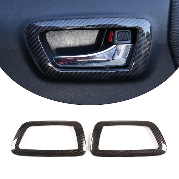 商品名:  TongSheng 2PCS ABS Inner Car Look Interior Door Handle Panel Cover Trim Compatible with Toyota Tacoma 2016 2017 20...
