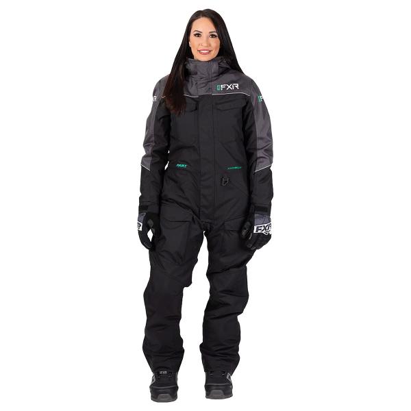 商品名: FXR レディース エクスカージョン モノスーツ (ブラック/チャコール/ミント - 6) FXR Women's Excursion Monosuit (Black/Charcoal/Mint - 6)ブランド: FXR商品サイ...