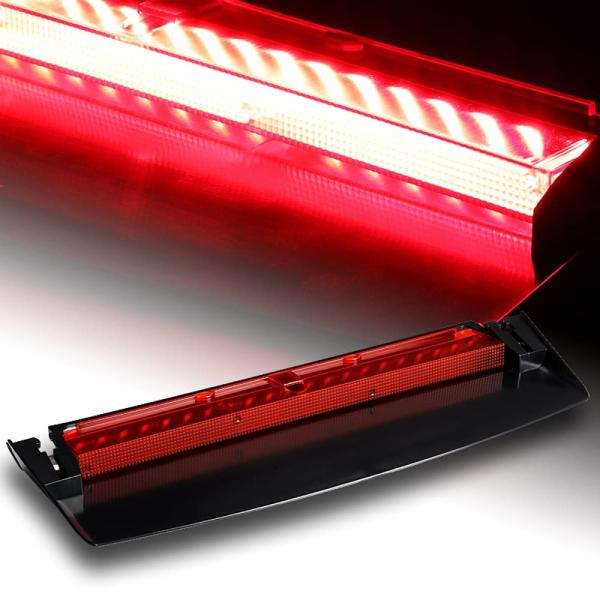 商品名:  Q1-TECH, Red Lens Red LED Trunk 3rd Third Brake Stop Light Rear Lamp Compatible with Audi A4 , Audi A4 Quattro Sed...