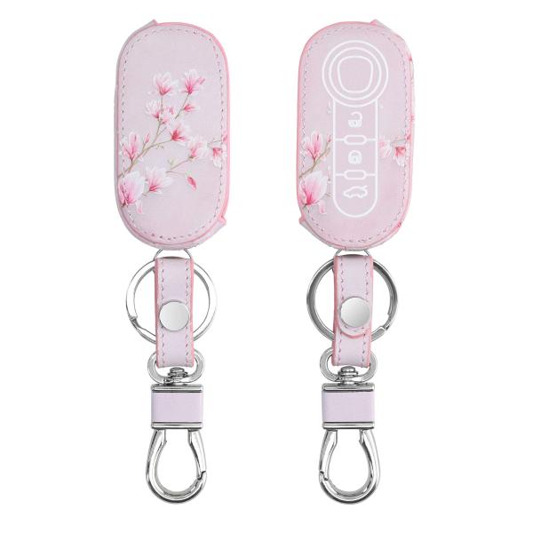 商品名: kwmobile Fiat Lancia 3-ボタン 折りたたみ 車のキー対応 車 キーケース - 車鍵 キー 保護カバー スマートキー キーホルダー - カー アクセサリー kwmobile Key Cover Compatib...