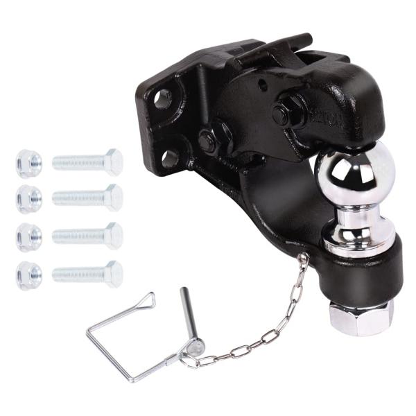 商品名:  Pintle Hook Trailer Hitches with 2 Inch Ball, Pintle Hook 16000 lbs, Ball Capacity 6000lbs, Finish Black Powder Co...