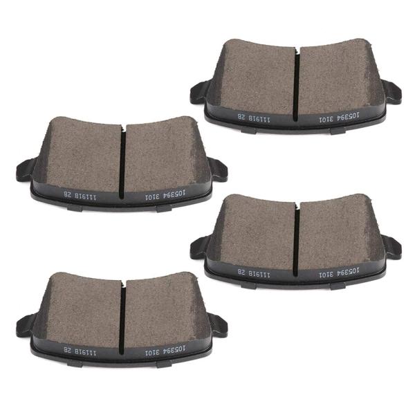 商品名:  AUTOMUTO D1386 Ceramic Brake Pads Kits, Rear 4pcs Brake Pads Set fit For Audi A4,A4 allroad,A4 Quattro,A5,A5 Quatt...