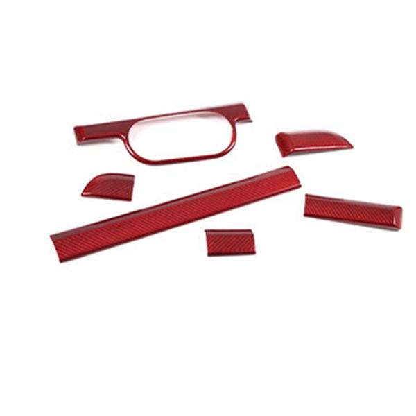 商品名:  New Carbon Fiber Interiors 6PCS Compatible with Porsche 718 Cayman 2016-2022 (Red)ブランド: Generic商品番号: 色: Red海外の輸入品シ...