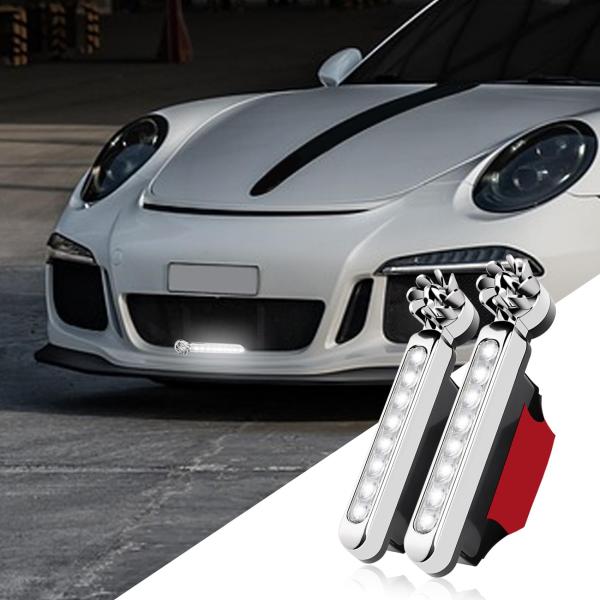 商品名:  deemars 2 Pcs LED Wind Powered Vehicle Lights, Car Lamp No Need External Power Supply, Waterproof Car Wind Energy ...