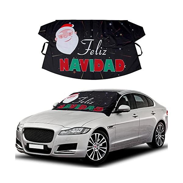 商品名: EcoNour Car Windshield Snow Cover for Car Decor | Tough 600D Polyester Fabric Windshield Snow Cover | Water &amp; S...