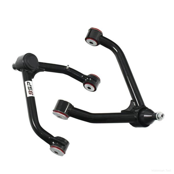 商品名: ペア (2個) フロントアッパーコントロールアーム 2014-2018 シルバラードシエラ 1500 2WD 4WD 2-4インチチューブラーリフトキットとPUブッシングボールジョイントUCAグリース可能 Pair (2 PCS)...