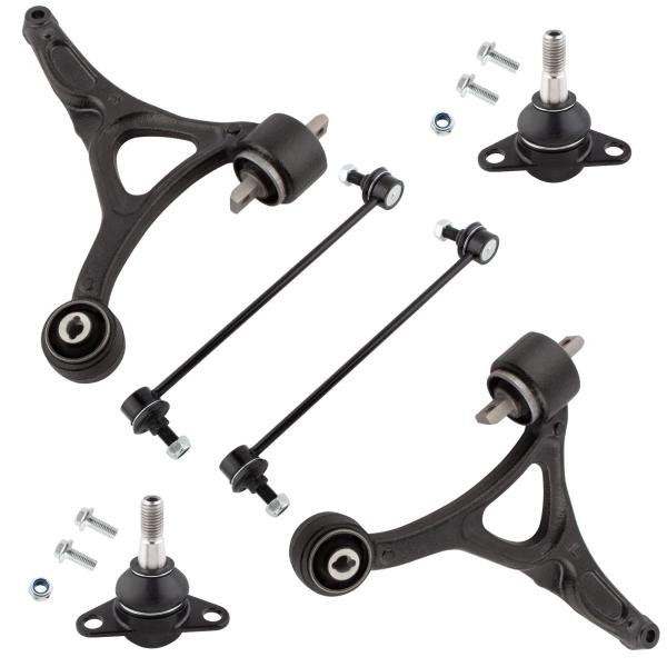 商品名:  BOXI 6pcs Front Lower Control Arms w/Ball Joints &amp; Sway Bar End Links for Volvo XC90 2003 2004 2005 2006 2007 ...