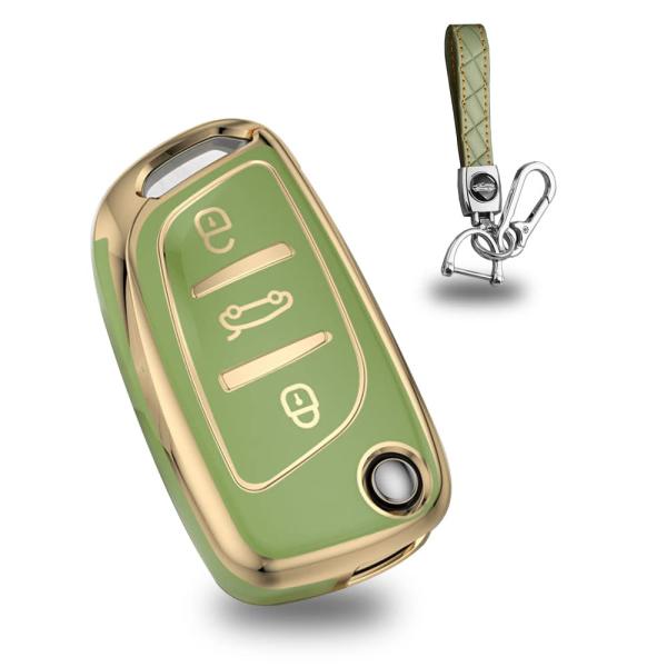 商品名:  KUNIO Flip Key Fob Cover Fit for Citroen C2 C3 C4 C5 C4L DS3 DS4 DS5 DS6 Fit for Peugeot 107 207 307 308 TPU Car K...