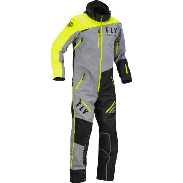 商品名: Fly Racing 2023 コバルトシェル SB モノスーツ (ブラック/グレー/Hi-Vis、XXL) Fly Racing 2023 Cobalt Shell SB Monosuit (Black/Grey/Hi-Vis,...