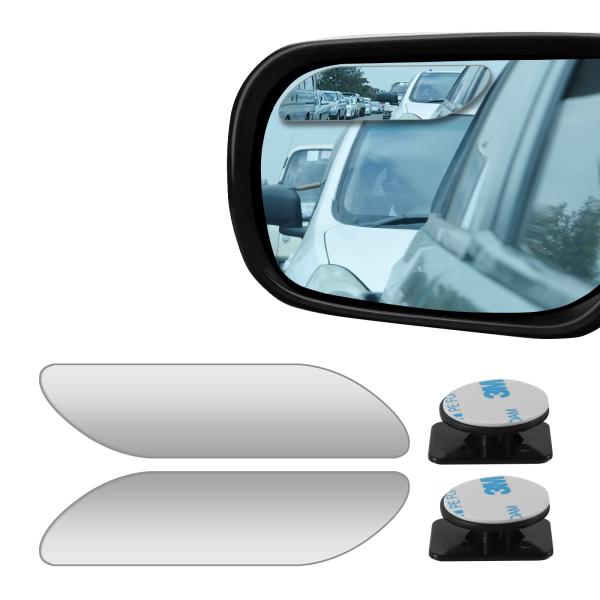商品名:  2 pcs Blind Spot Mirrors, HD Glass Convex 360° Wide Angle Side Rear View Mirror with ABS Housing for Cars SUV and ...