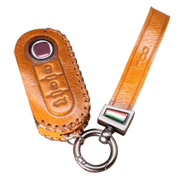 商品名:  Gabonica leather Key fob cover key case keychain Repalcement 3 Buttons (Brown black)ブランド: Gabonica高さ: 2.1082cm横幅: ...