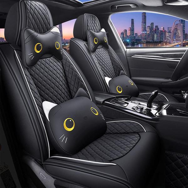 商品名:  Jialuode Car Seat Covers for Peugeot 208 5seat Front Rear Row PU Leather Waterproof Car Seat Protector Deluxe Edit...