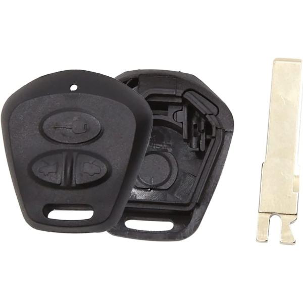 商品名: TOP-VIGOR 3ボタン カーキーフォブシェルケース ノーカット インサート リモートコントロール キーフォブシェルケース 交換用 ポルシェ カイエン 911 996 Boxster S 986用 TOP-VIGOR Keyl...