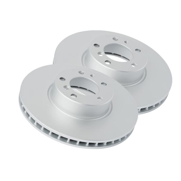 商品名:  New Set Brakes VIC-4911 Externally Vented Brake discs 2 pcs front left / right no wheel fitting pivot compatible w...