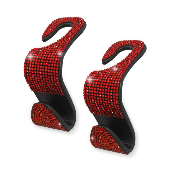 商品名:  OSIFIT 2PCS Car Seat Hooks, Bling Car Rhinestone Headrest Hooks, Universal Bling Car Interior Accessories, for Han...