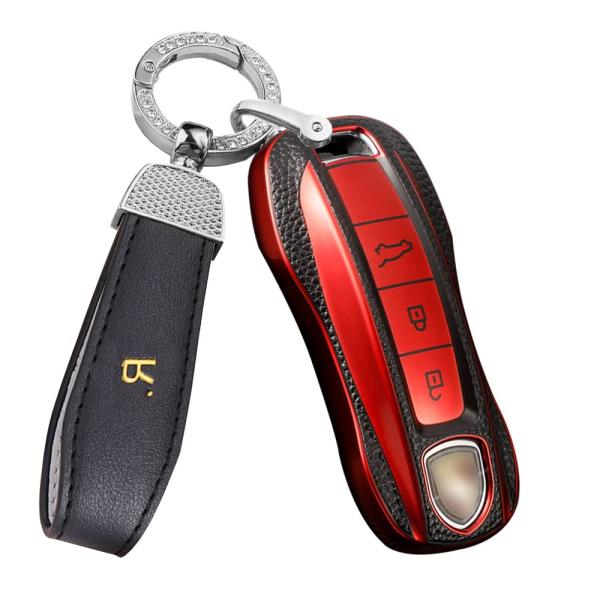 商品名:  ontto Smart Remote Car Key Fob Shell Fit for Porsche Panamera Cayenne Macan 2020 2021 TPU Key Sleeve Anti-Scratche...