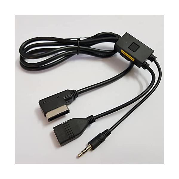 商品名:  Bojer AMI MDI MMI to AUX 3.5 USB Charging Cable Audio Music Interface Adapter Jack Compatible with Audi A3 A4 A5 A...