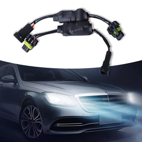 商品名: cueclue LEDヘッドライトデコーダー 警告エラーデコーダー コントロールライト 点滅アラーム 故障除去 ほとんどの車に対応 (ブラック) cueclue Pack-2 9005 Led Car Light Decoder,...