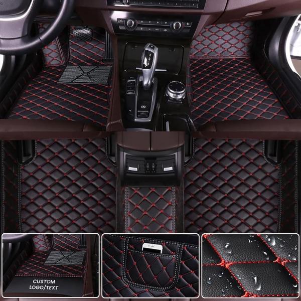 商品名:  Car Floor Mat Fit 99% Sedans Sports Cars Luxury Custom Car Mats for SUV Women Leather Automotive Floor Mats All We...