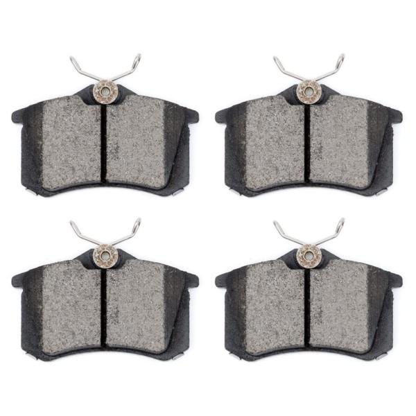 商品名:  HDOZTOJI 4pcs Disc Brake Pad Set Kit Front Rear Left Driver and Right Passenger Side Thermal Scorched Semi Metalli...