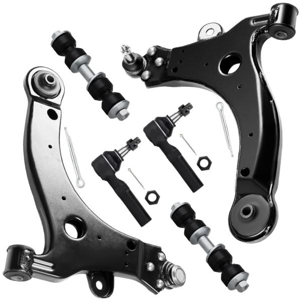 商品名:  SCITOO 6pcs Front Suspension Kit Lower Control Arm And Ball Joints Outer Tie Rod Ends Sway Bar Links Fit For Buick...