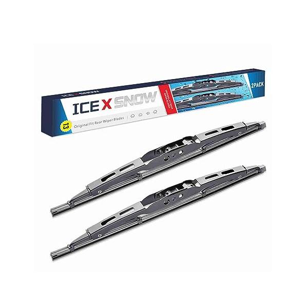 商品名: 13インチ リアワイパーブレード 交換用 ホンダ CR-V 2016-2012 Yukon 2020-2015 GMC 2500 1500 1000シリーズ + その他のバックワイパーブレード (13-1) 2つのパーツ 13" ...