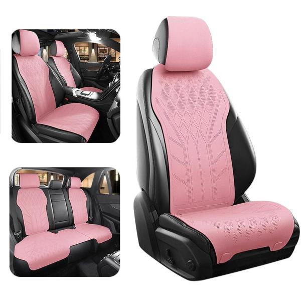 商品名:  KAPTAS Car Seat Cover Compatible with Citroen Ds3 Ds4 Ds5 5-Seat Custom Car Seat Cushion Breathable Suede Vehicle ...