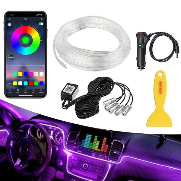 商品名:  Sodcay Car Interior LED Strip Light, Car Neon Ambient Lighting, 16 Million Colors 5 in 1 Interior Lights, with 236...
