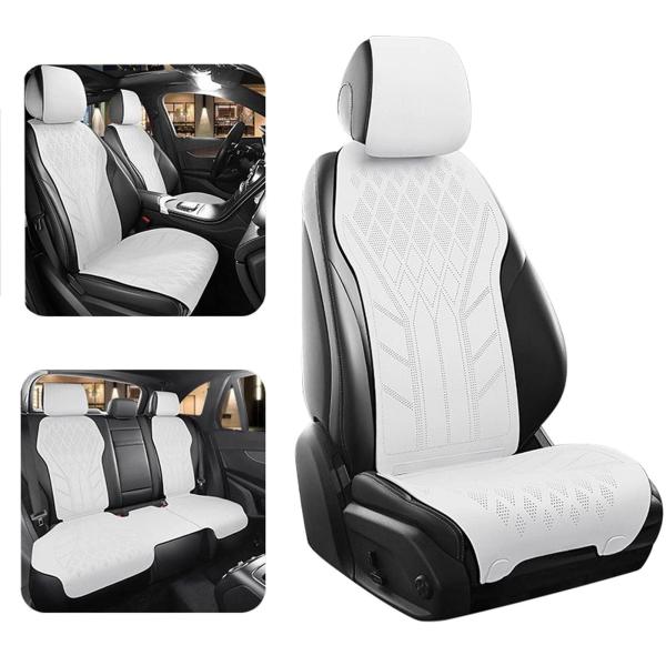商品名:  KAPTAS Car Seat Cover Compatible with Peugeot 306 307 307CC 307SW 308 5-Seat Custom Car Seat Cushion Breathable Su...