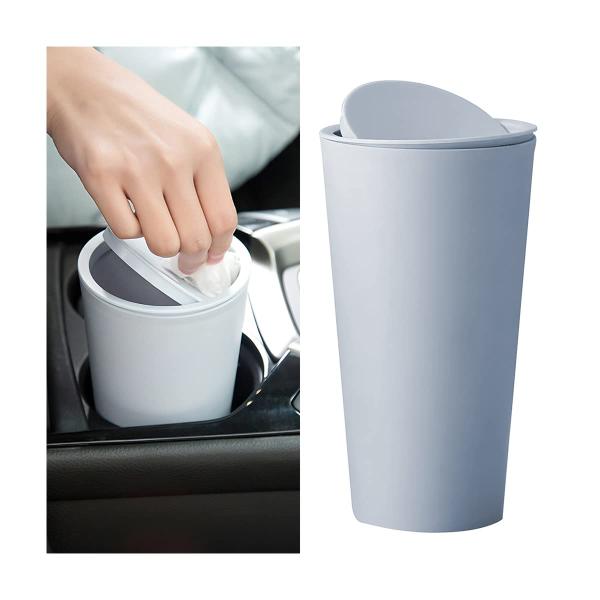 商品名: AICEL 車用ゴミ箱 蓋付き 漏れ防止 自動車用カップホルダーゴミ箱 ポータブルミニ車用ゴミ箱 多目的防水小型ダストボックス アクセサリー ホーム オフィス キッチン 寝室用 AICEL Car Garbage Can with...