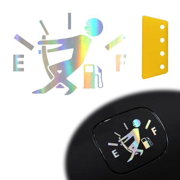 商品名:  Funny Car Stickers, High Gas Consumption Decal, Men Adjusting Fuel Gauge Empty Stickers, Waterproof Fuel Gage Stic...