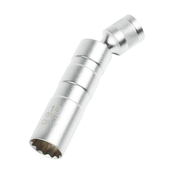 商品名: ESEWALAS 磁気14mm/16mm スイベルスパークプラグソケット取り外しツール 3/8インチドライブ 薄肉スイベルソケット取り外しツール ユニバーサル標準スパークプラグソケットセット カーアクセサリー (16mm (0.6...