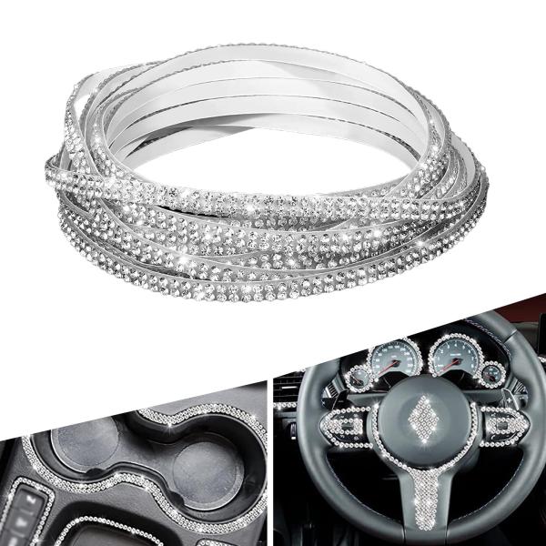 商品名:  neynavy 1 PC Flash Self-Adhesive Car Decoration Strip, Crystal Car Decoration Stickers Universal, Fashion Personal...