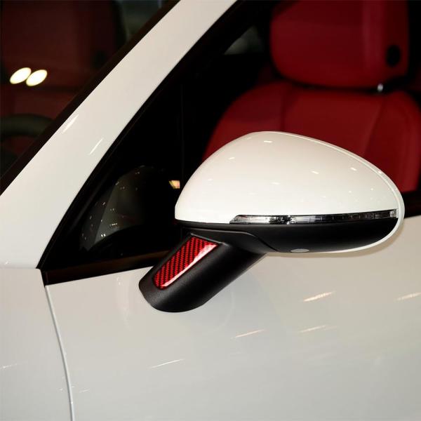 商品名:  JmorCO Upgrade Carbon Fiber Compatible with Porsche MACAN 2014-2021 Rearview Mirror Decorative Sticker 2Pcsブランド: J...